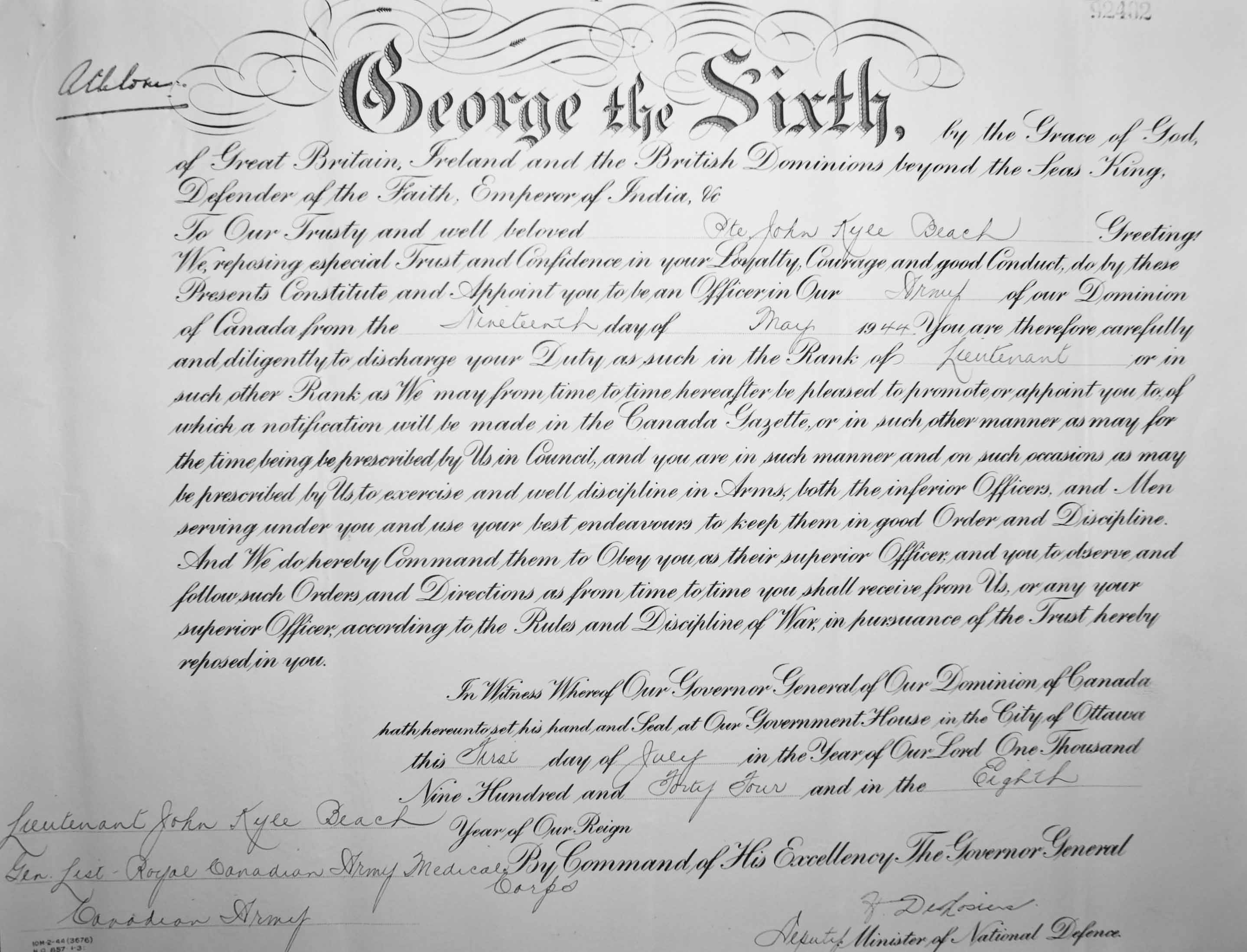 John Kyle Beach | The Canadian Encyclopedia