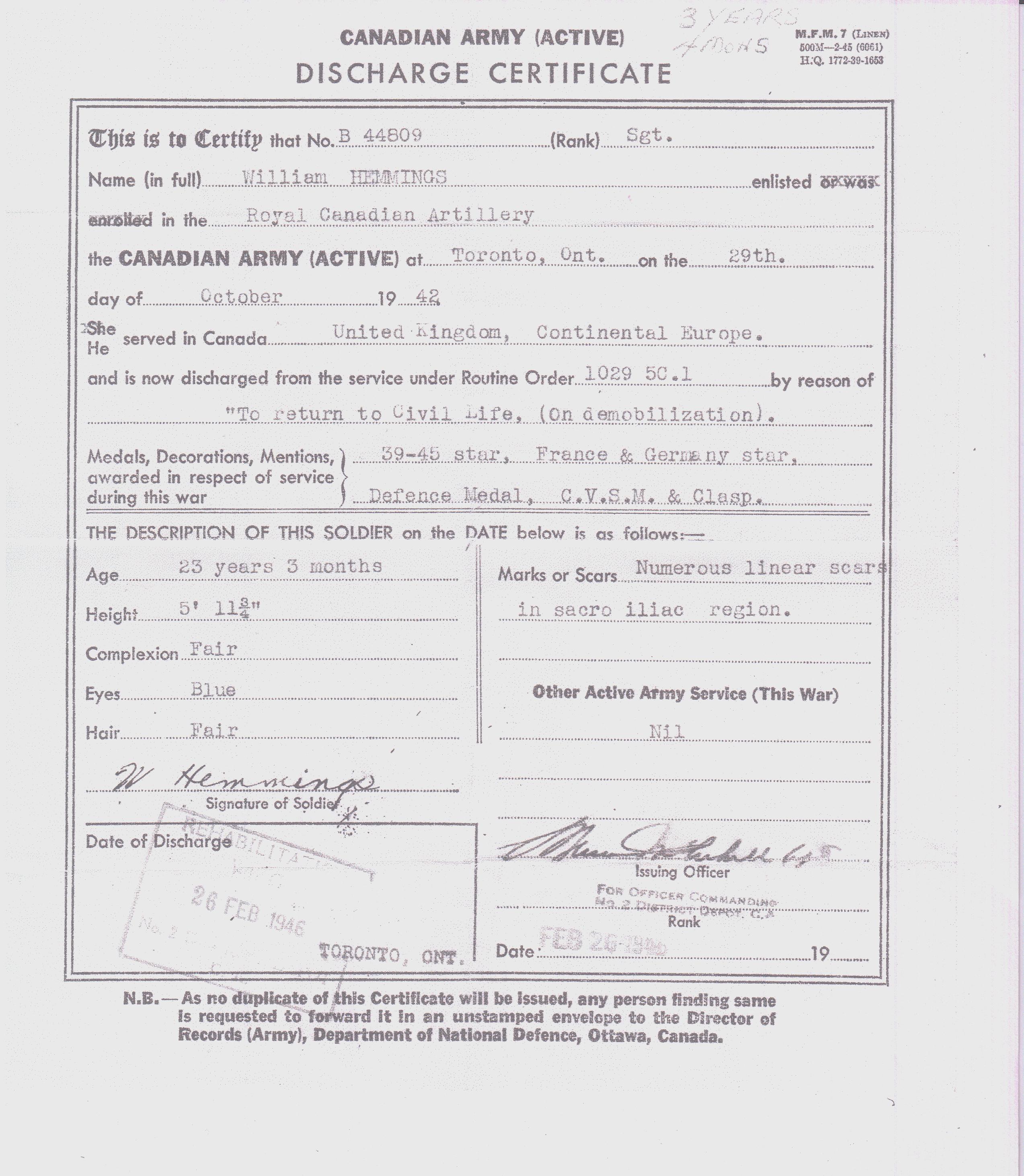 Bill Hemmings (Primary Source) | The Canadian Encyclopedia