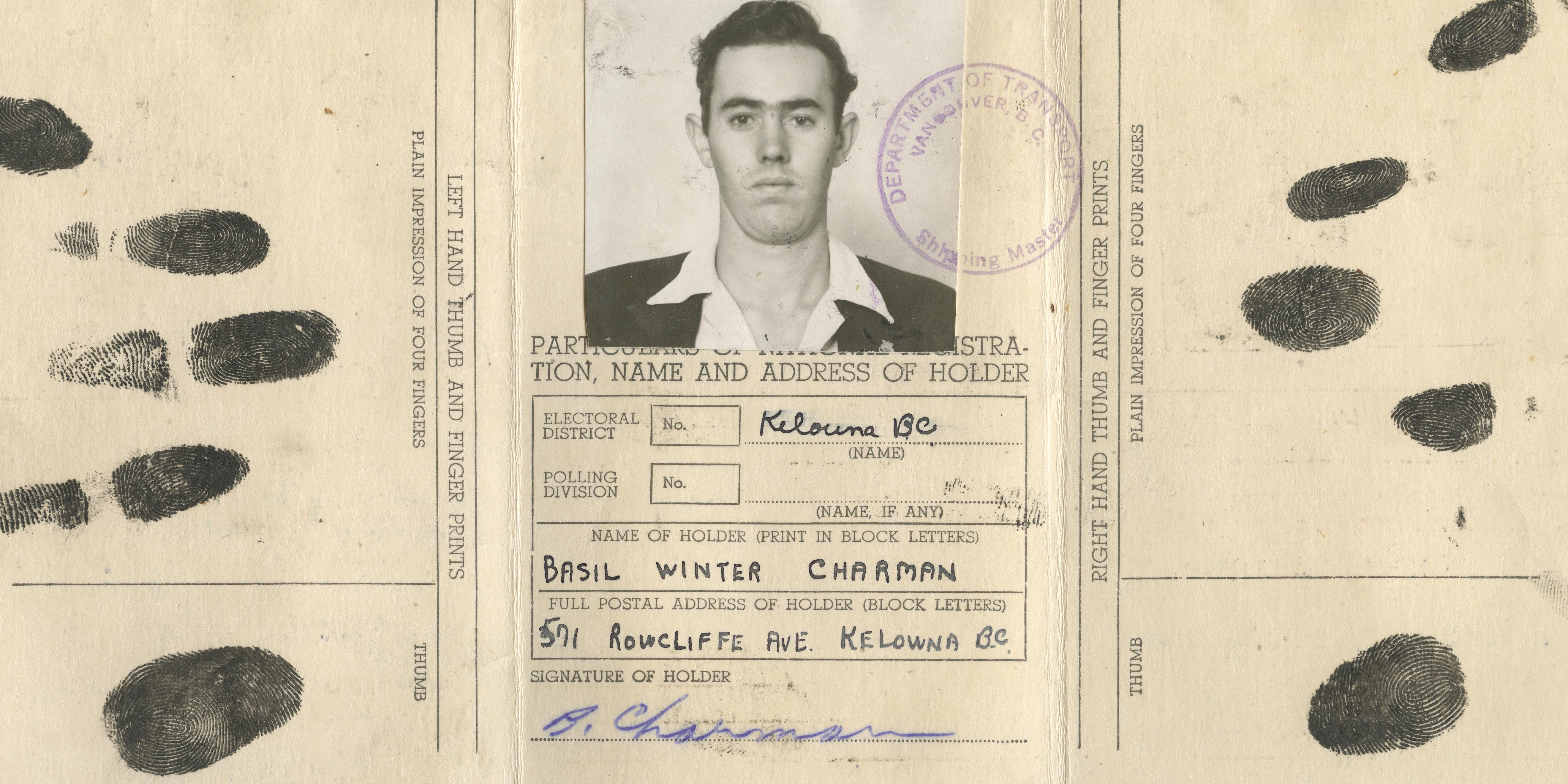 Basil Winter Charman (Primary Source) | The Canadian Encyclopedia