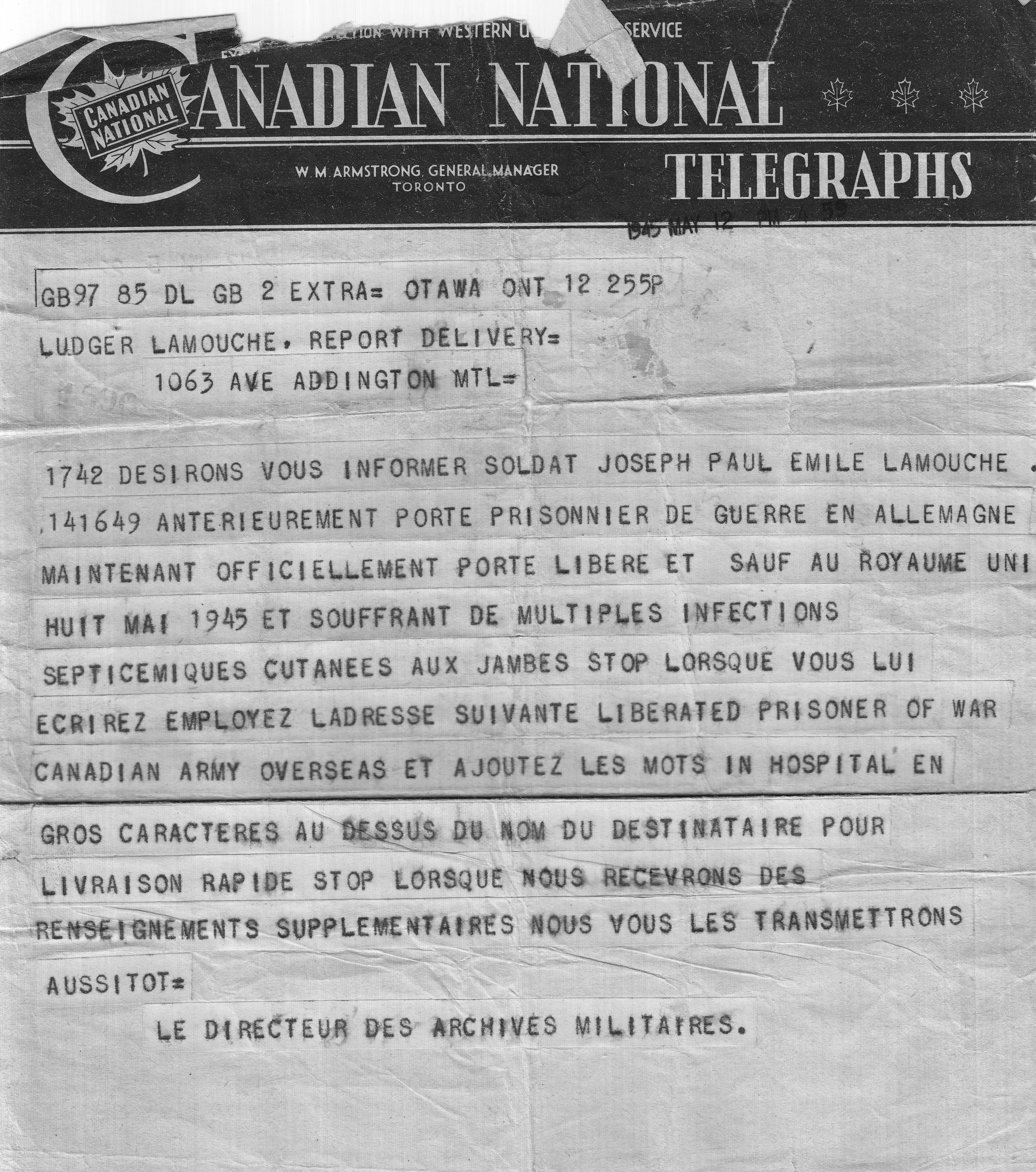 Paul-Émile Lamouche | The Canadian Encyclopedia