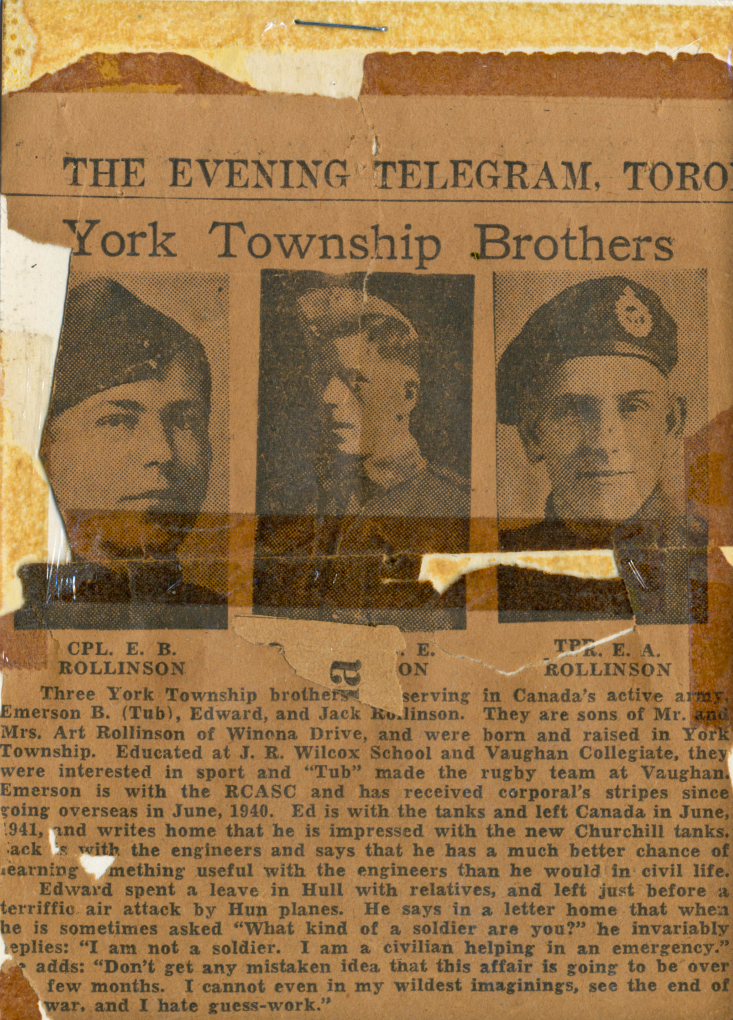 Edward Rollinson | The Canadian Encyclopedia