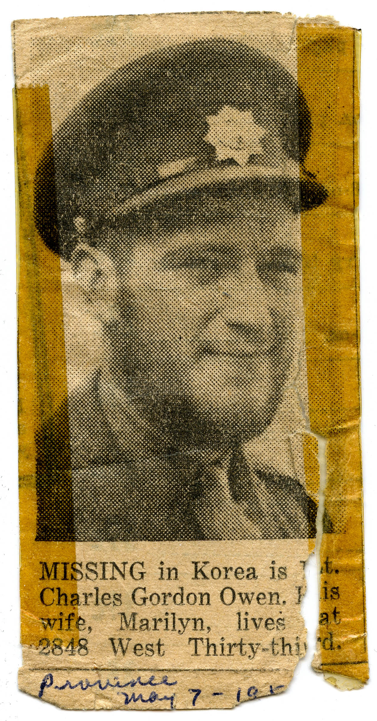 Charles Gordon Owen (Primary Source) | The Canadian Encyclopedia