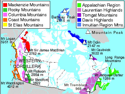 Chaîne de montagnes - l'Encyclopédie Canadienne